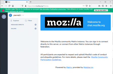 Mozilla passe à Matrix - Communauté Mozilla francophone
